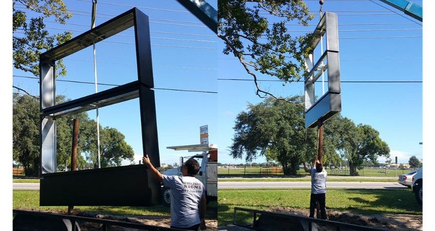 Sign Installation - Wholesale Signs Fabricators